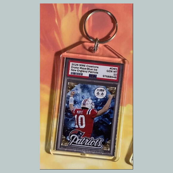 Toys | 785 Drake Maye 2026 Mockup Custom Hand Made Keychain | Poshmark